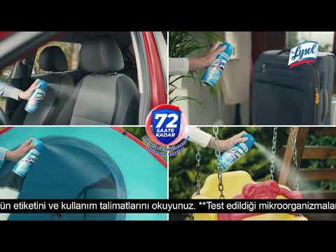 Lysol Dezenfektan Sprey -  Evinizin dışındaki mikropların %99.9’unu yok edin!