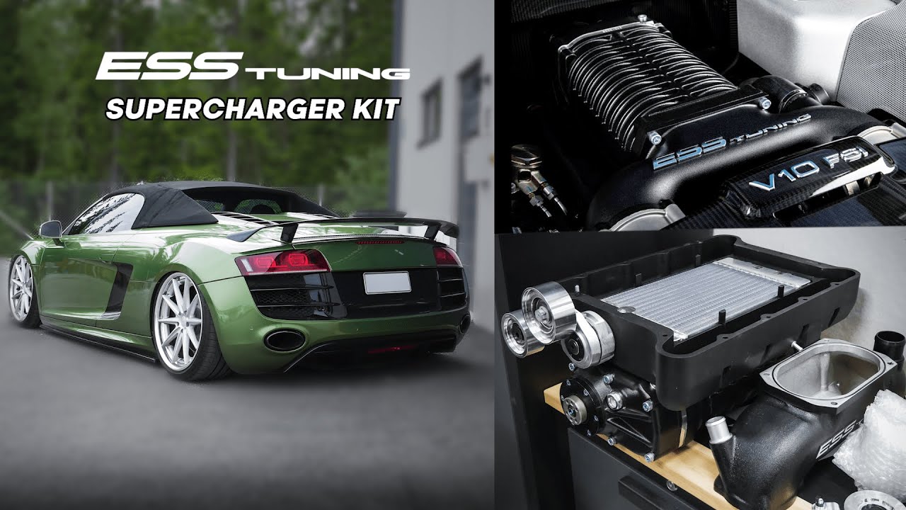ESS TUNING TS-760 AHDIN AUDI R8 V10 SPYDERIIN! - YouTube