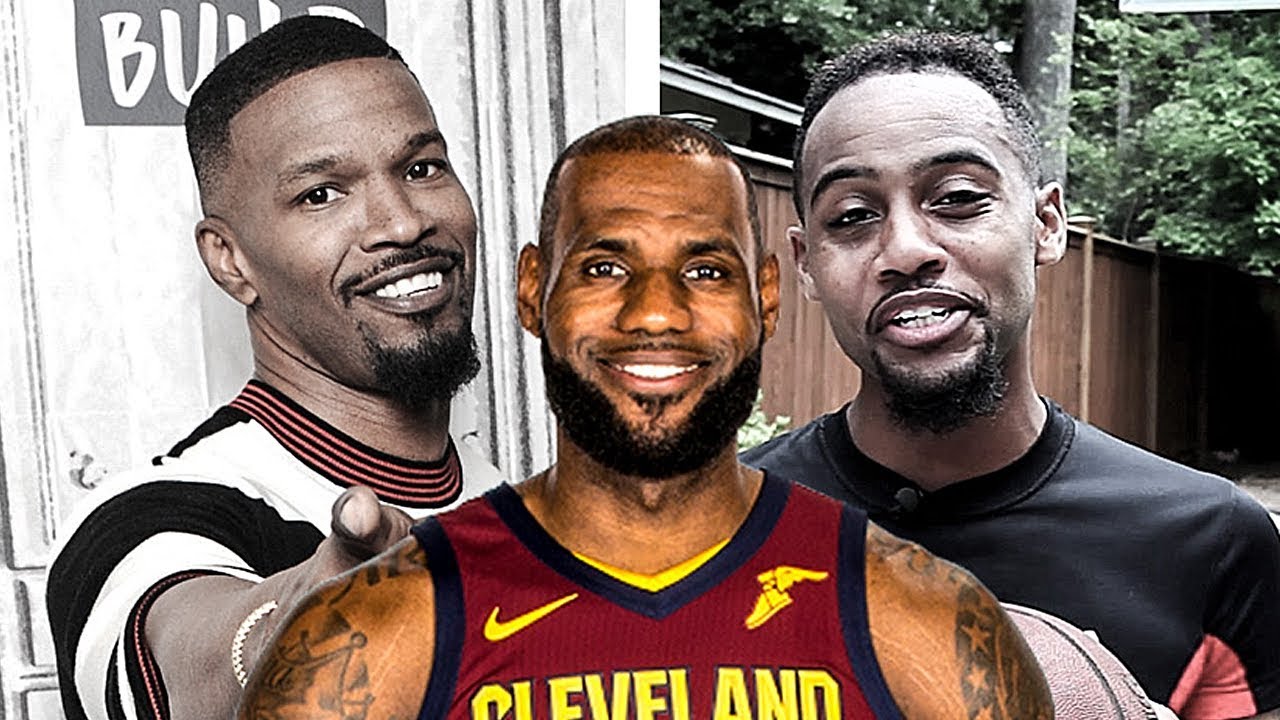 Jamie Foxx Gives His Best LeBron James Impersonation & BdotAdot5 Shows ...