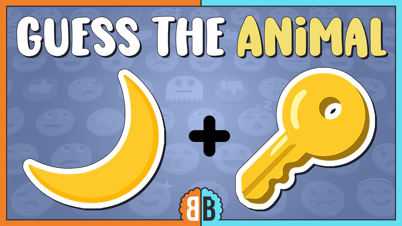 Guess The Animals | EMOJI RIDDLES - YouTube