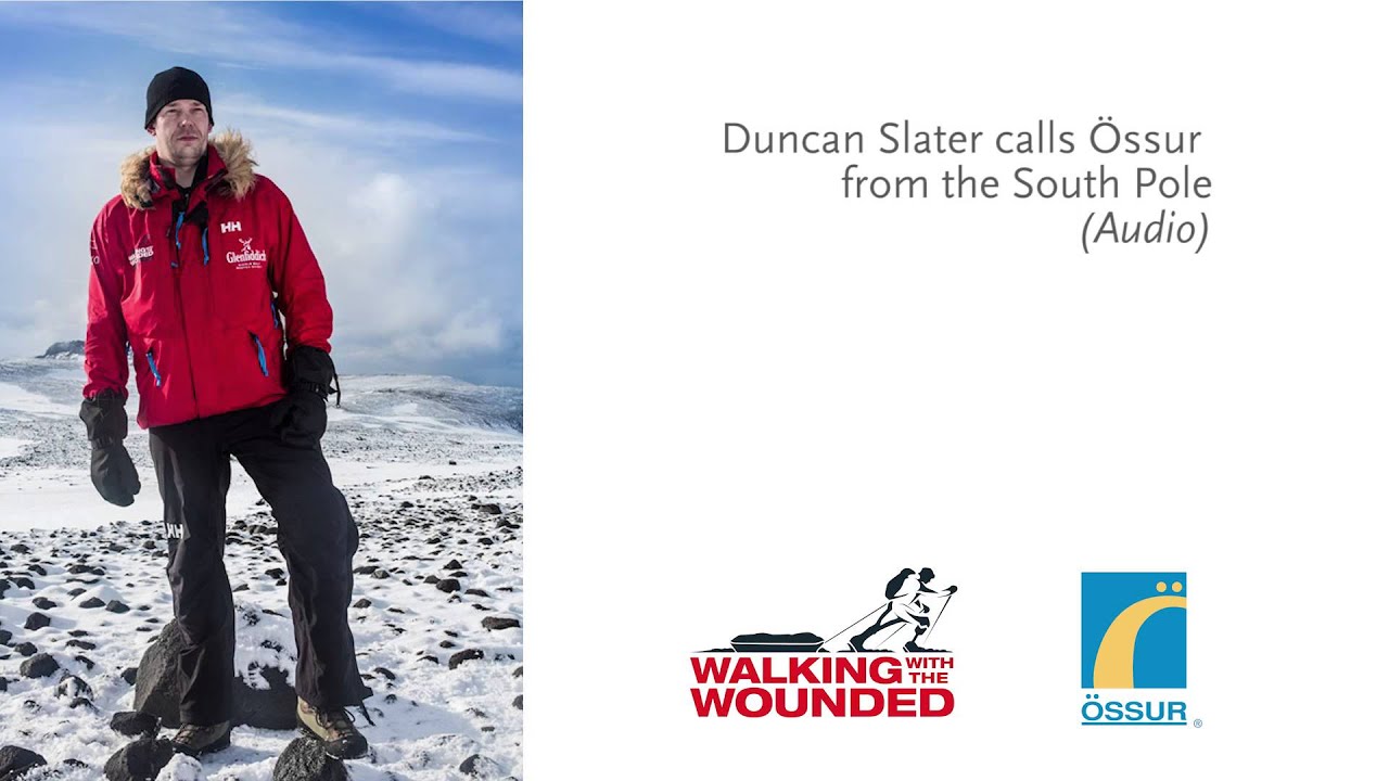 Duncan Slater calls Össur from the South Pole - YouTube