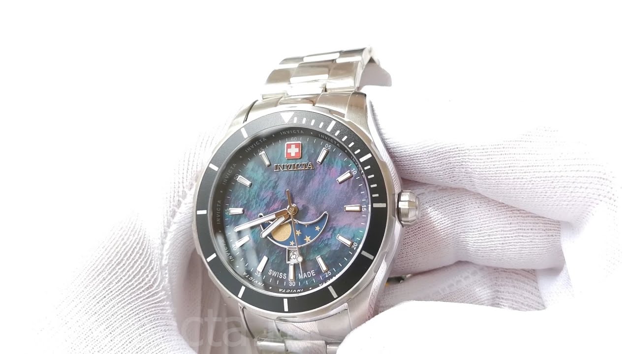 Invicta Pro Diver 33462 Moon Phase Swiss Made Watch | Мужские ...