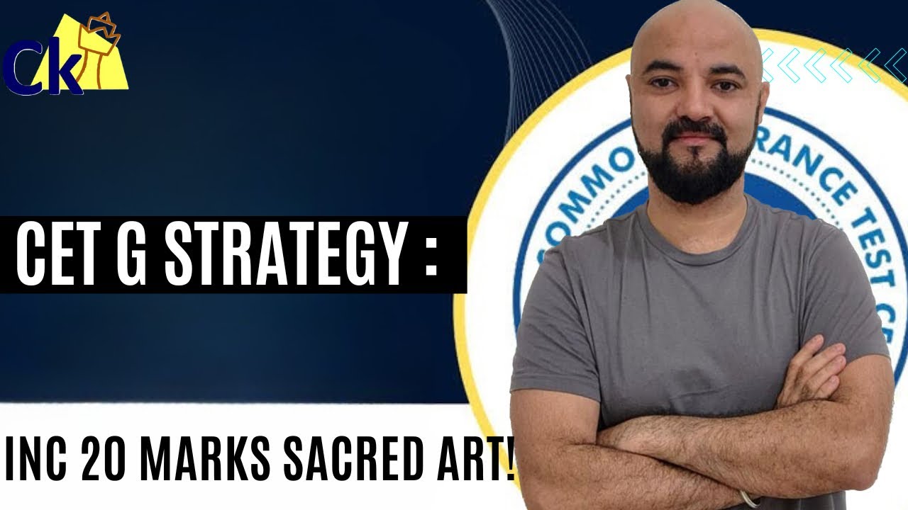 CET G Strategy! Sacred art! Inc Score by 20 marks!! - YouTube