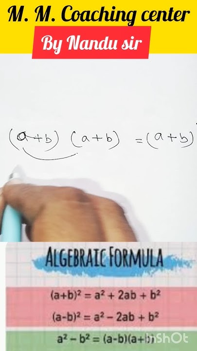 Algebra Formulas class 10th, 9th,8th.Algebra Formulas Algebra is a ...