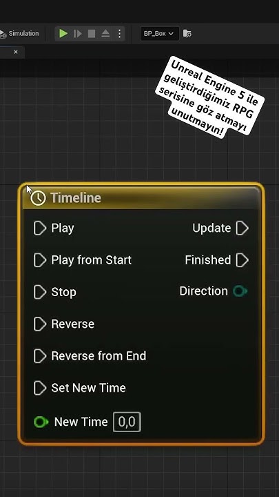 Timeline node’u nasıl kullanılır? Unreal Engine 5 #unrealengine5 #unrealengine #unrealengine4 # ...