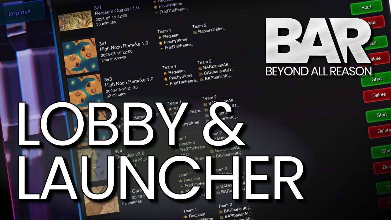 How does the Lobby and Launcher work in Beyond all Reason - New Player ...