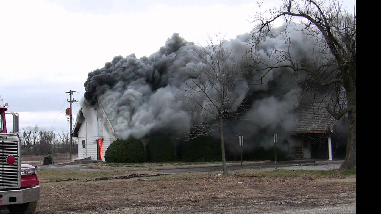 Blazing Super Smokey Building Fire - Check Your Smoke Alarms! - YouTube