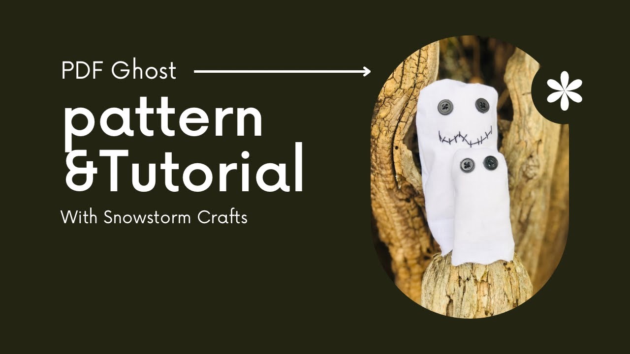 How to make a ghost doll~Pattern below 👇 - YouTube