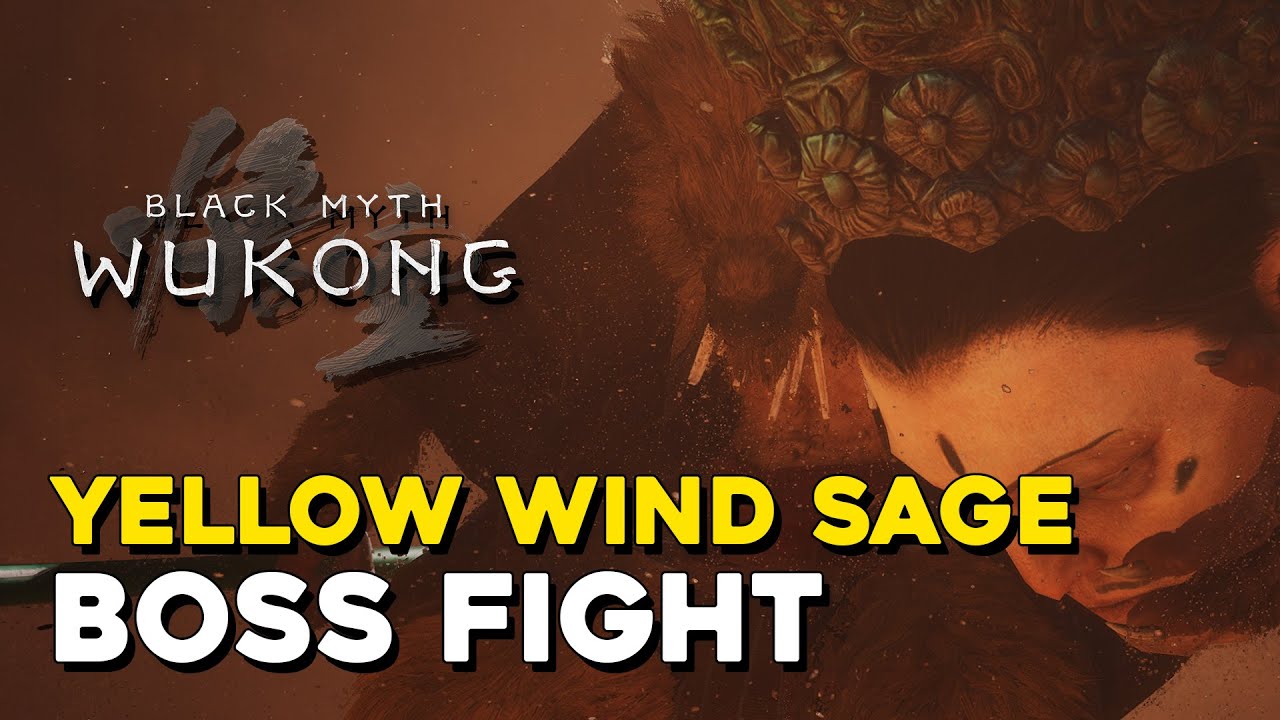 Black Myth: Wukong Yellow Wind Sage Boss Fight - YouTube
