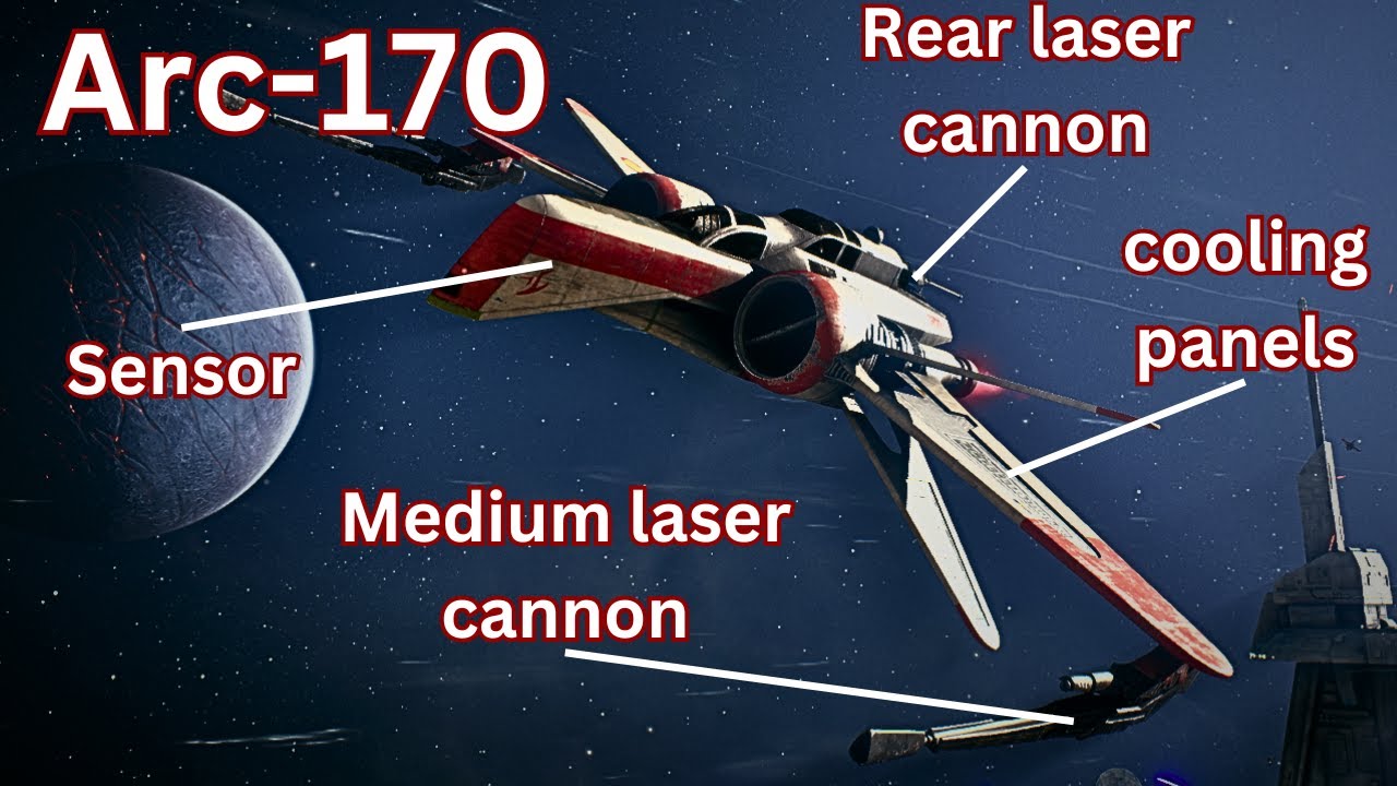 Aesthetics of the ARC-170 starfighter - YouTube