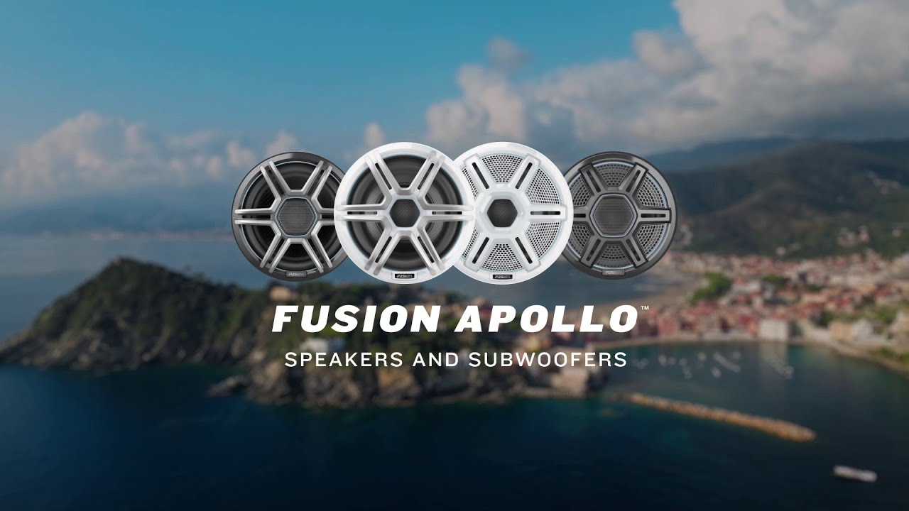 Fusion Apollo Speakers and Subwoofers | Premium Marine Audio - YouTube