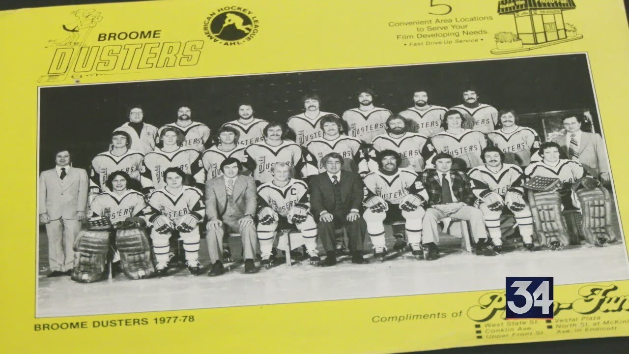 Broome Dusters discuss team highlights, hockey in Binghamton - YouTube