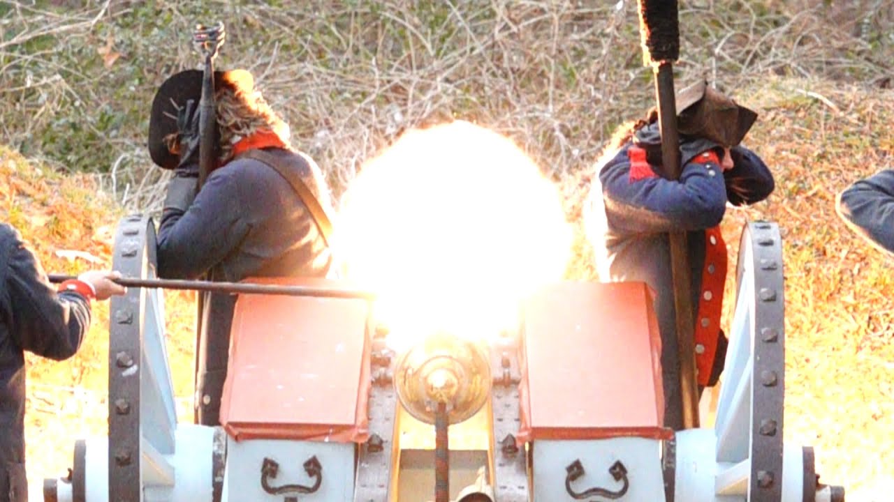 Slow Motion Cannon Firing - YouTube