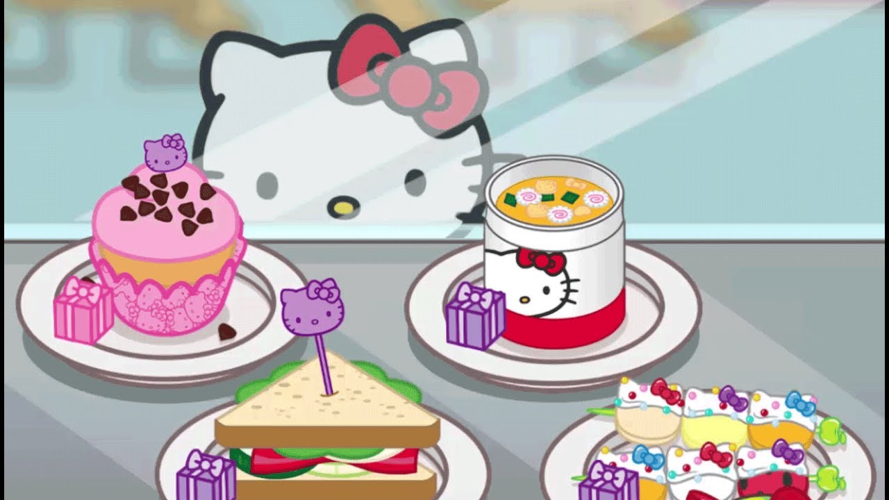 Hello Kitty Lunchbox - Hello Kitty in the School - Food Maker - Fun ...