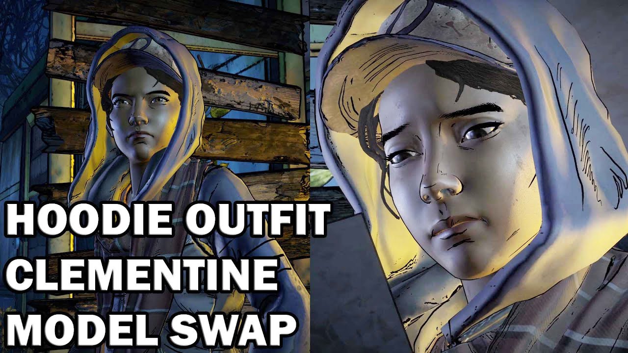 TWD - Hoodie Outfit Clementine [Model Swap] - YouTube