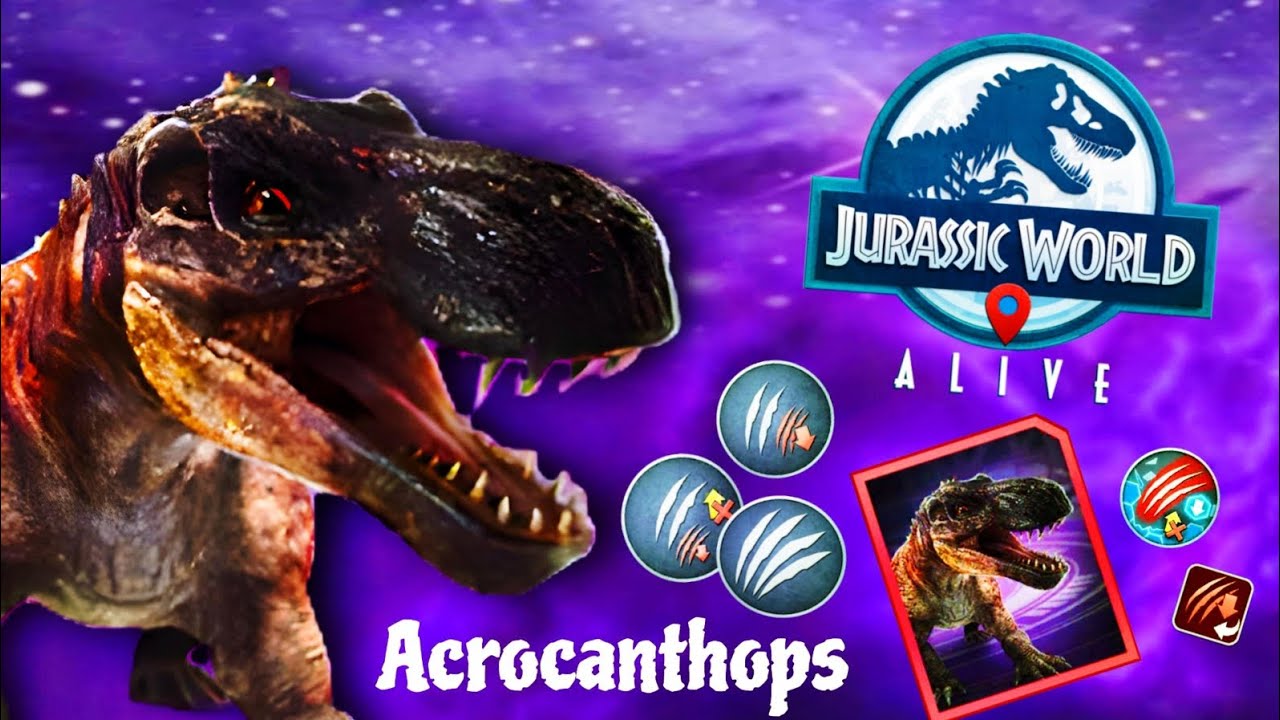 First look after update 3.9 || 🔥ACROCANTHOPS🔥 || Jurassic world alive ...