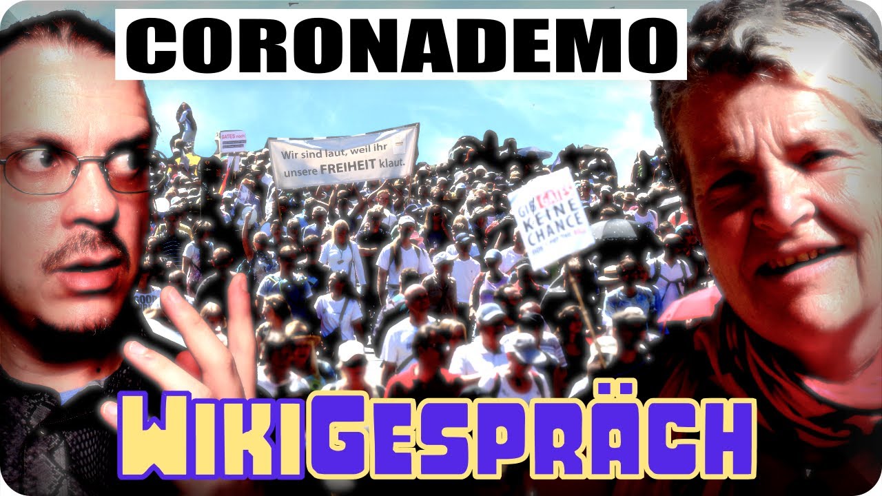 Coronademo mit Andrea Drescher - mein WikiGespräch #42 - YouTube