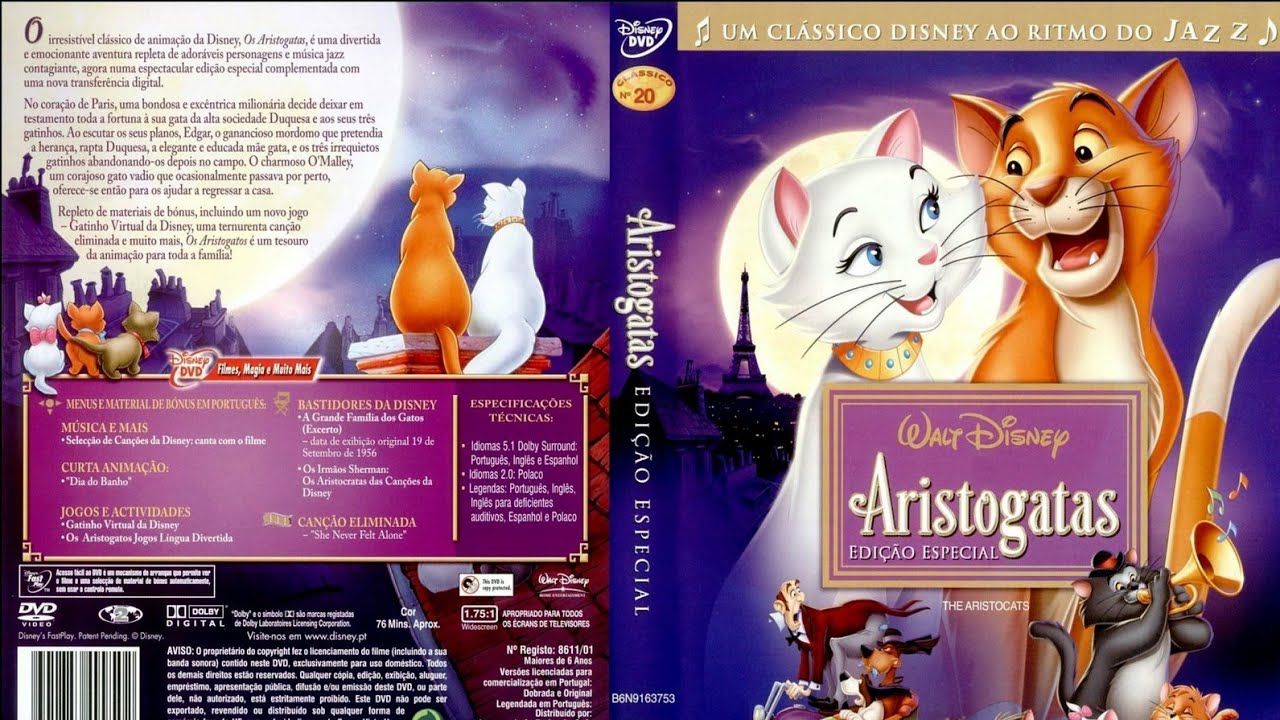 Menu DVD Aristogatas (1971-2008) - YouTube