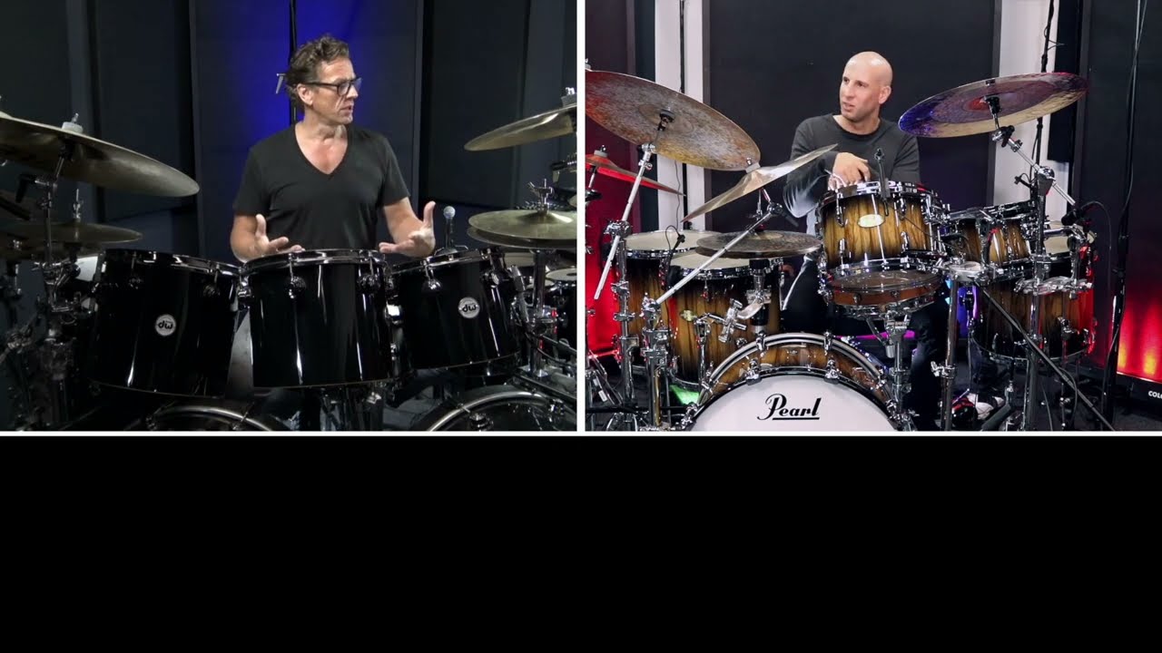 Drum Hang w/ Thomas Lang & Louie Palmer - Clip 2 - YouTube