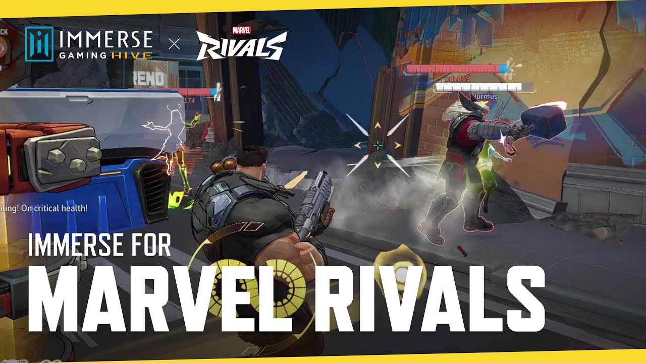 Marvel Rivals with Immerse Gaming Hive - YouTube