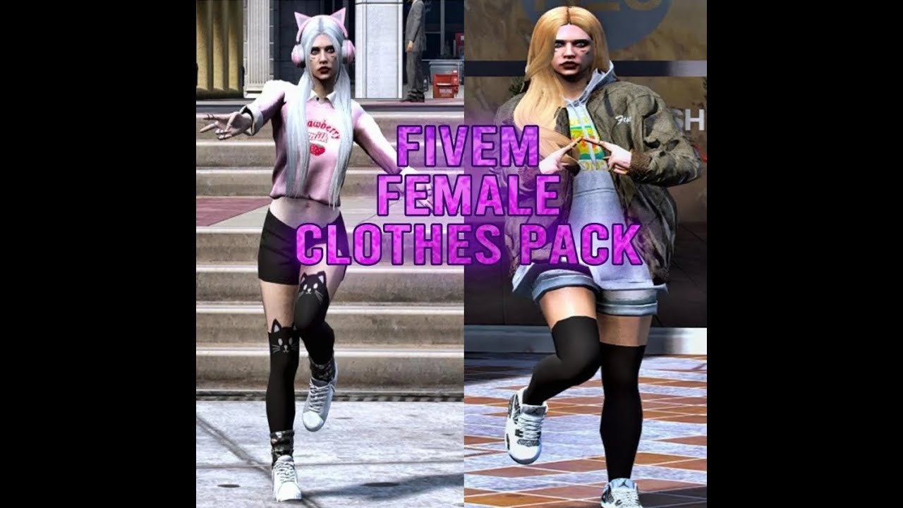 Fivem Female Clothes Pack Showcase (For Sale) - YouTube