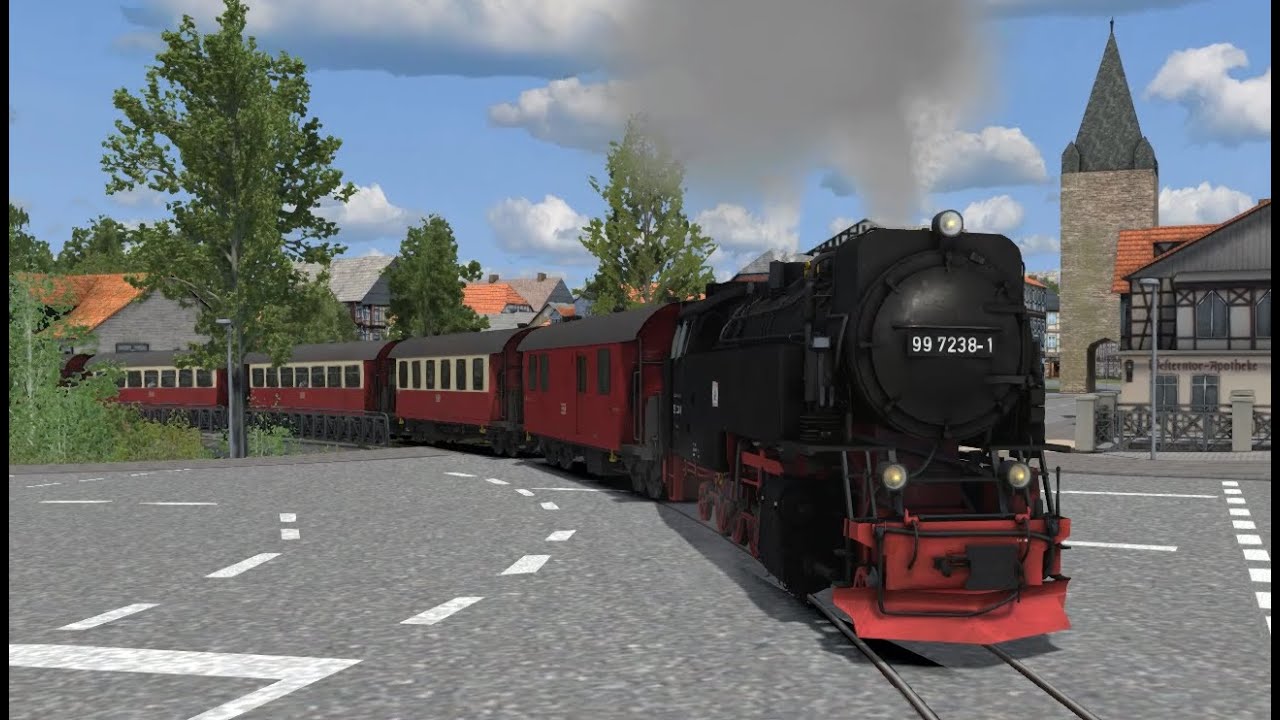 Train Simulator Classic #197 HSB 8945 zum Brocken [99 7238-1] - YouTube