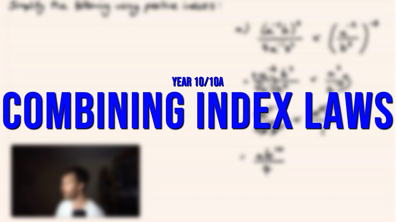 Mixed Index Laws Questions Youtube