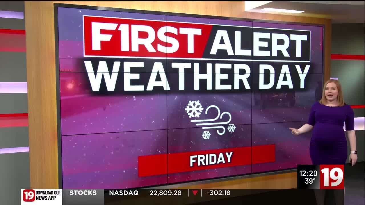 19 First Alert Weather Day Friday: Lake-effect snow, high winds, frigid ...