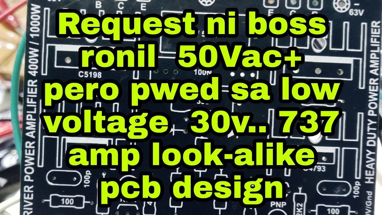 737 amplifier board look-alike pcb design na mabibili sa online ...