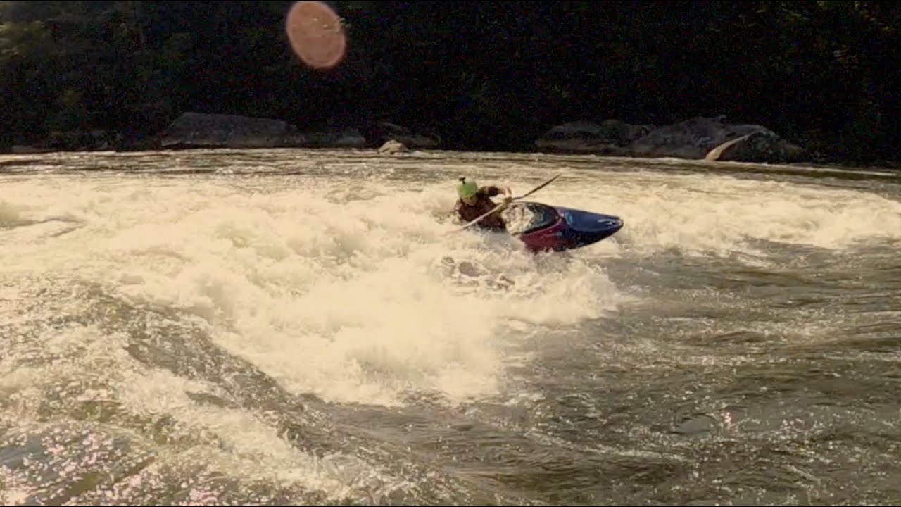 Surfing the Glide Ton the Gauley - YouTube