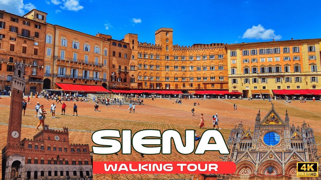 Siena Walking Tour: Explore the Heart of Tuscany in 4K - YouTube