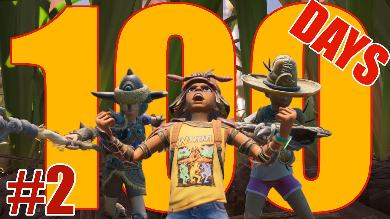 We spent 100 days in Grounded's HARDEST difficulty Whoa! mode - YouTube