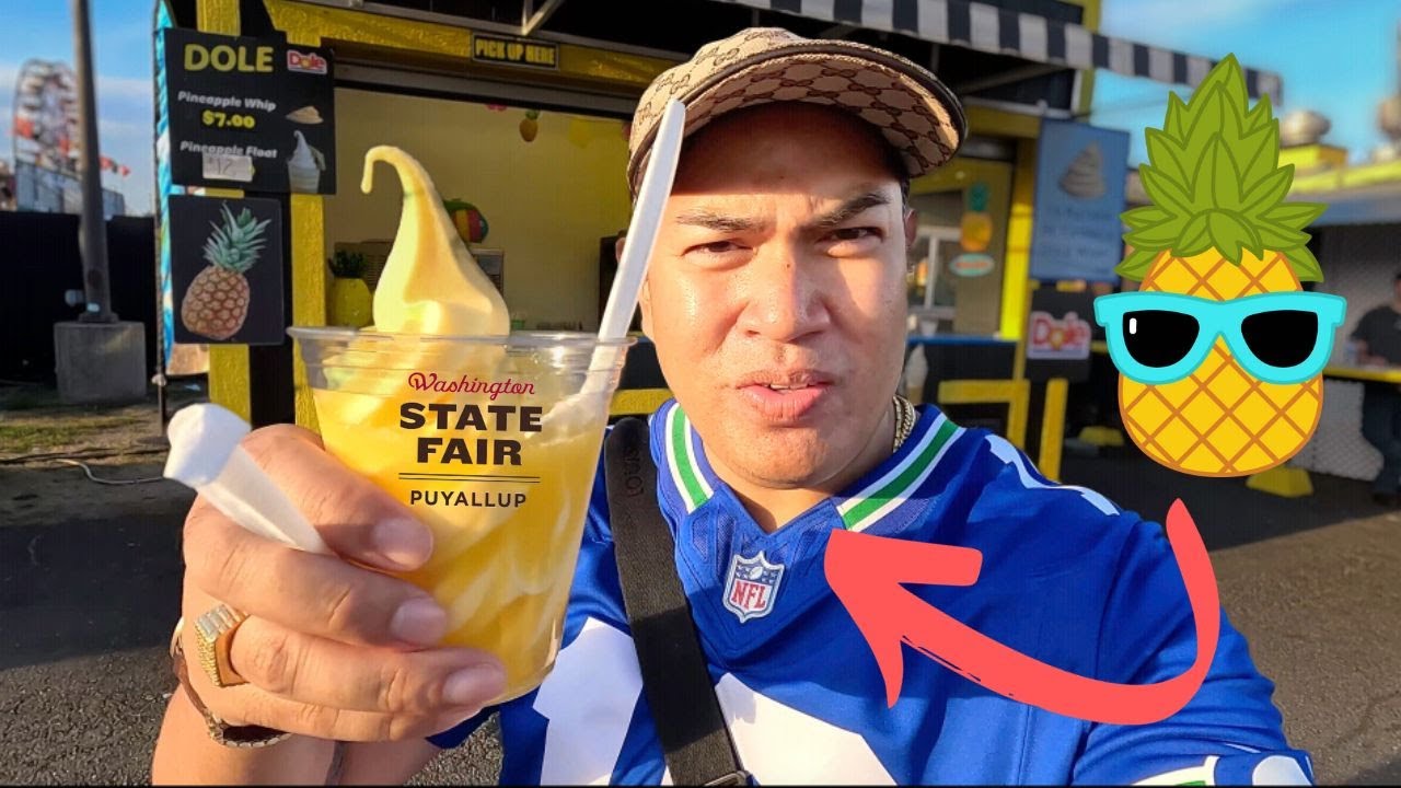 Washington State Fair: Taste of Paradise Pineapple Float 4K - YouTube