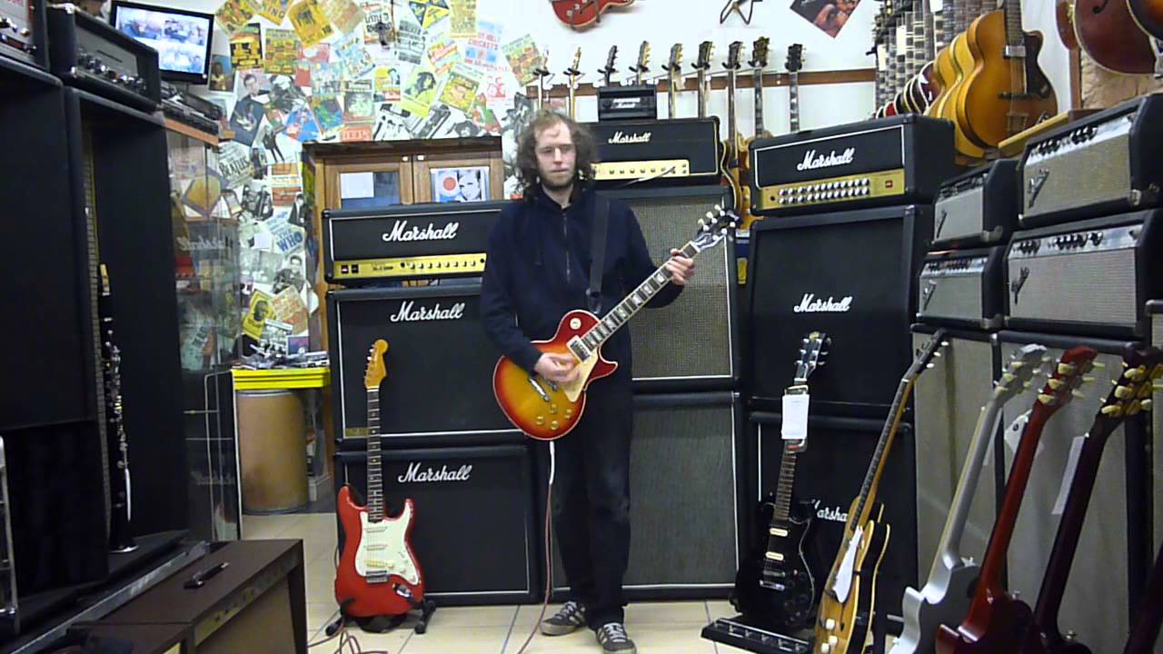1971 Marshall Small Box Plexi (Full Volume) - YouTube