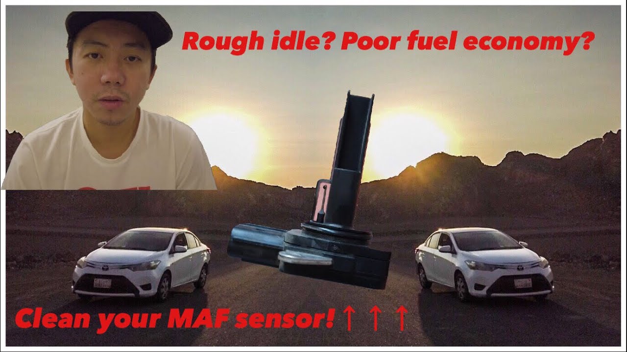 HOW TO CLEAN MASS AIR FLOW SENSOR. Toyota Vios/yaris. - YouTube
