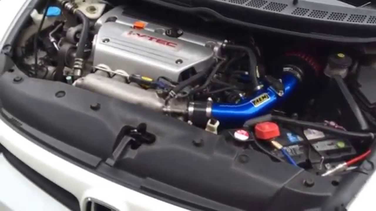 AEM Short Ram intake - Honda Civic Si 08( FA5) - YouTube