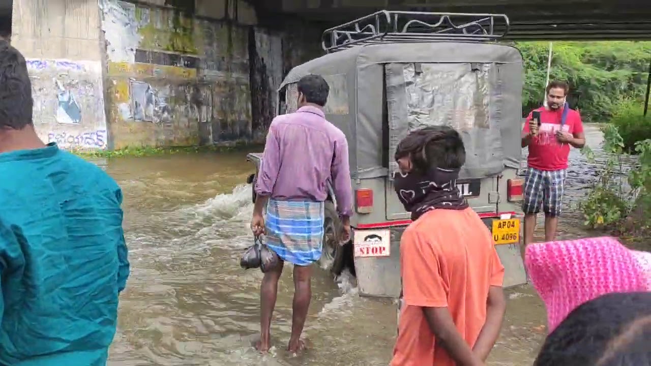 AFTER 25YEARS IN MY VILLAGE HEAVY RAIN BRIDGE BLOCK #PAKALA BRIDGE# ...