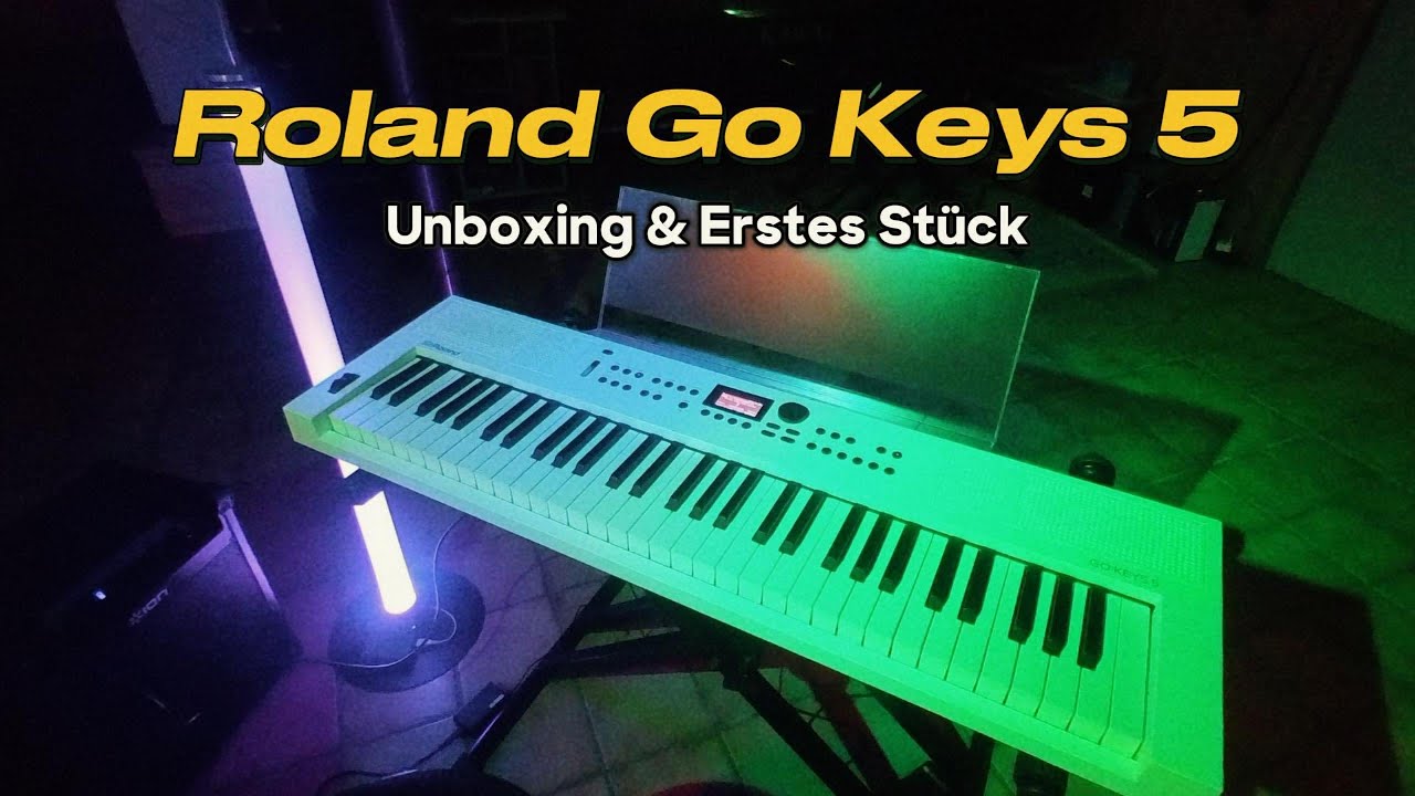 Roland Go Keys 5 - Unboxing & Erstes Stück - YouTube
