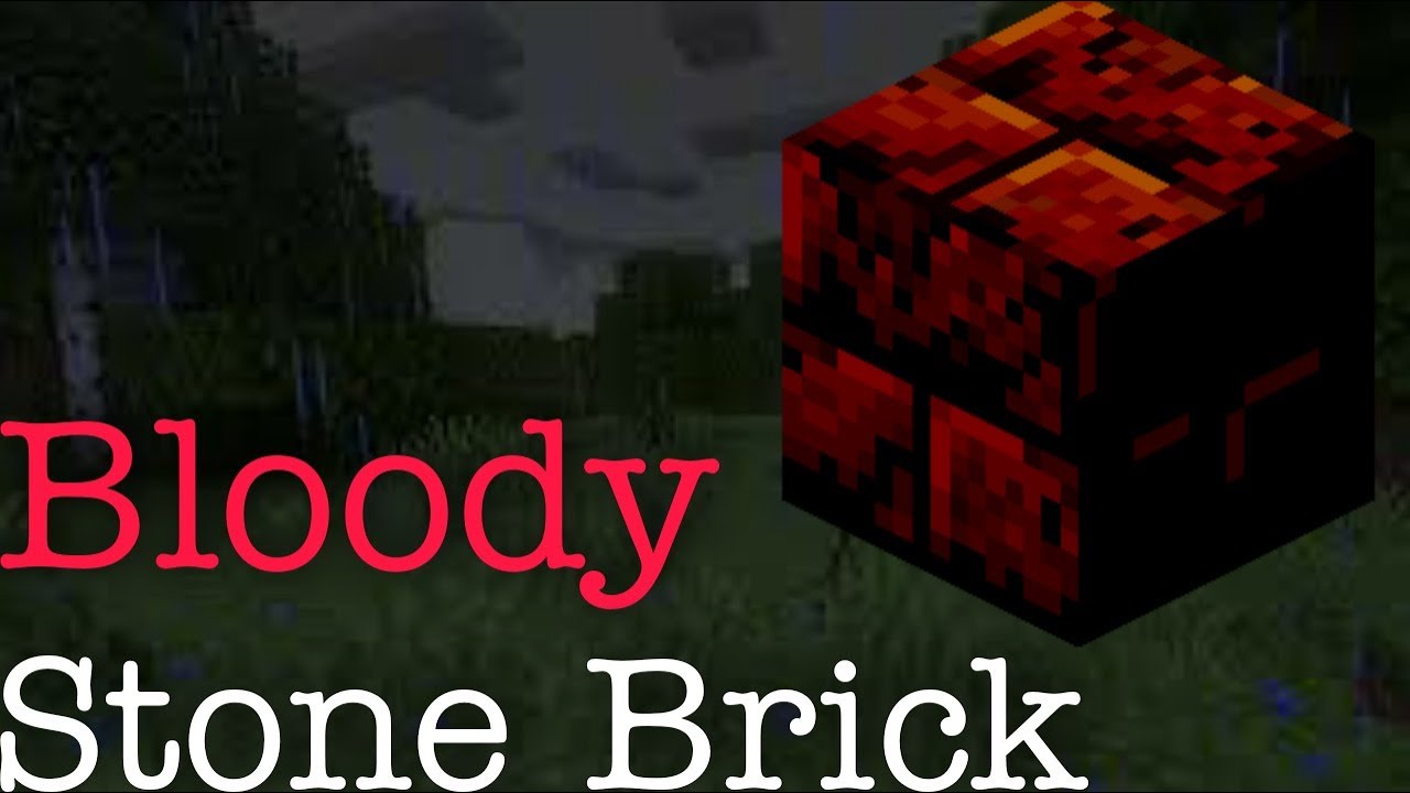 Minecraft creepypasta:BLOODY STONE BRICK - YouTube