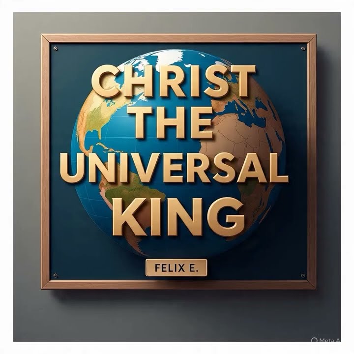 Christ The Universal King 👑 Hallelujah. #everyone #catholic #universe ...