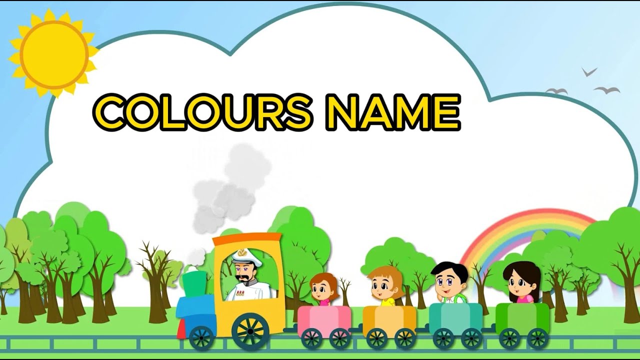Colours Name in English | Colours for kids | Colours cartoon - YouTube