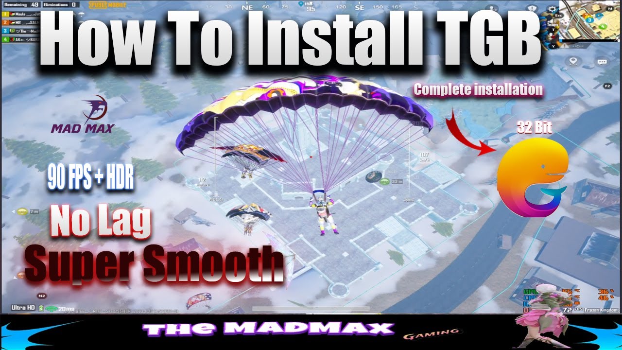 How To Complete Installation || TGB || And Get 90FPS With HDR ...