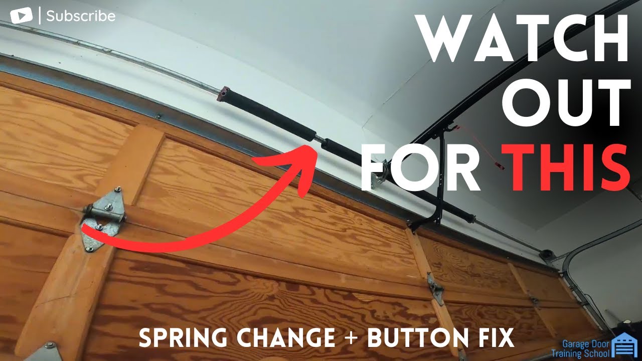 They Didn't Know It Was BROKEN! | Spring Change + Wall Button Fix - YouTube