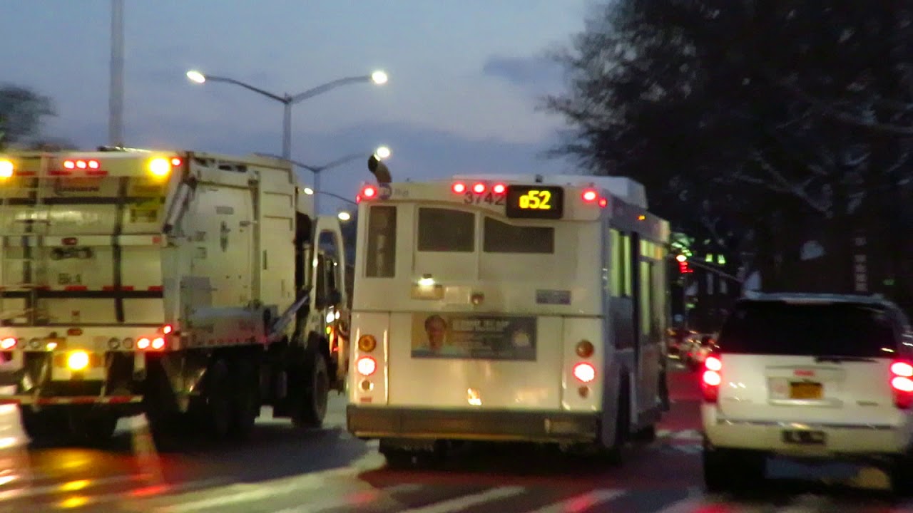 MTA Bus: Arverne bound Orion VII 3742 Q52 SBS at Woodhaven Blvd ...