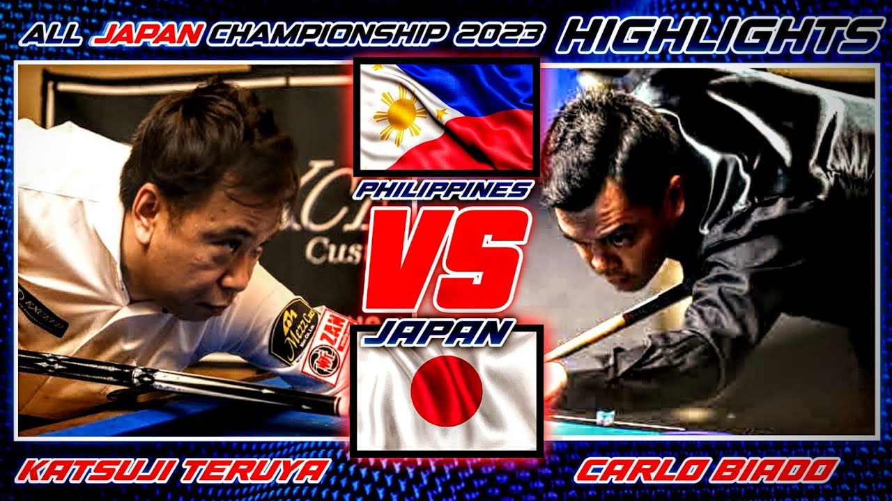 CARLO BIADO "THE BLACK TIGER" | PINOY VS. HAPON, ALL JAPAN 10-BALL OPEN ...