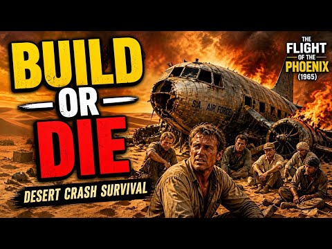 The Flight of the Phoenix (1965) | Surviving the Impossible ✈️ Desert Crash HD