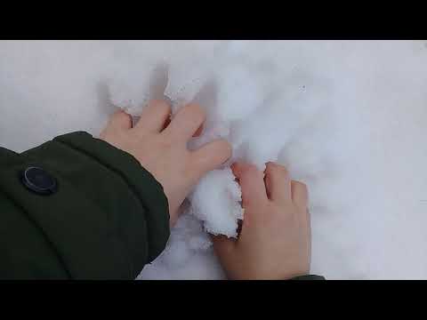 ASMR со снегом