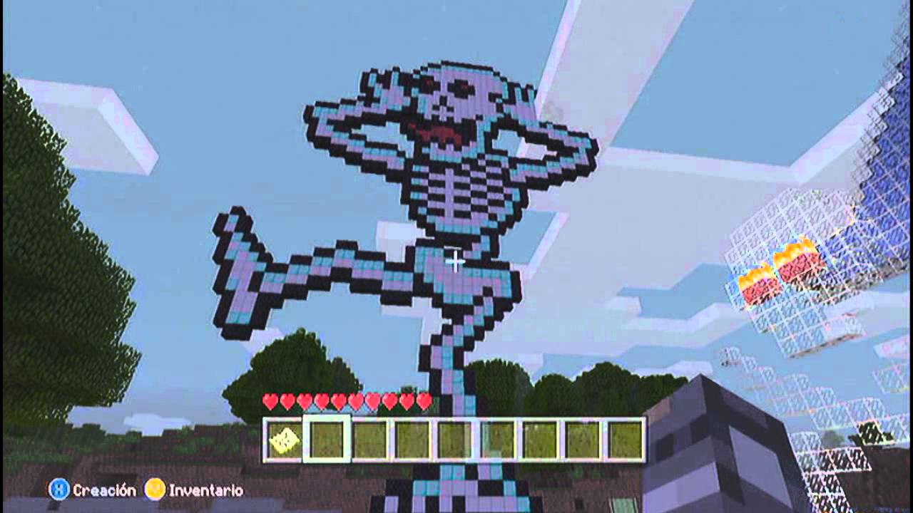 Minecraft Xbox360 - Pixel Arts originales - YouTube