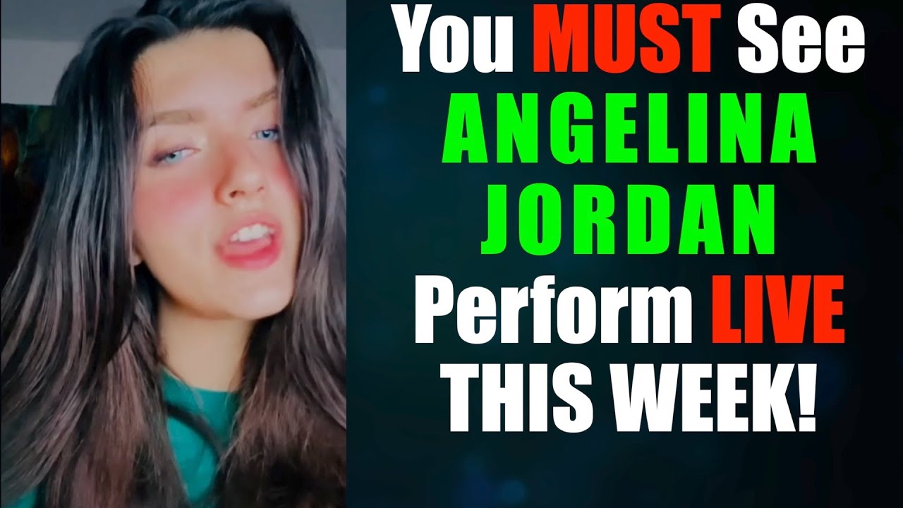 You Must See Angelina Jordan Perform Live This Week! - YouTube