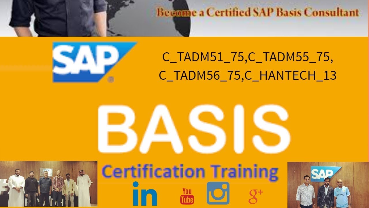 SAP BASIS Certification Course with Implementation Project-Security ...